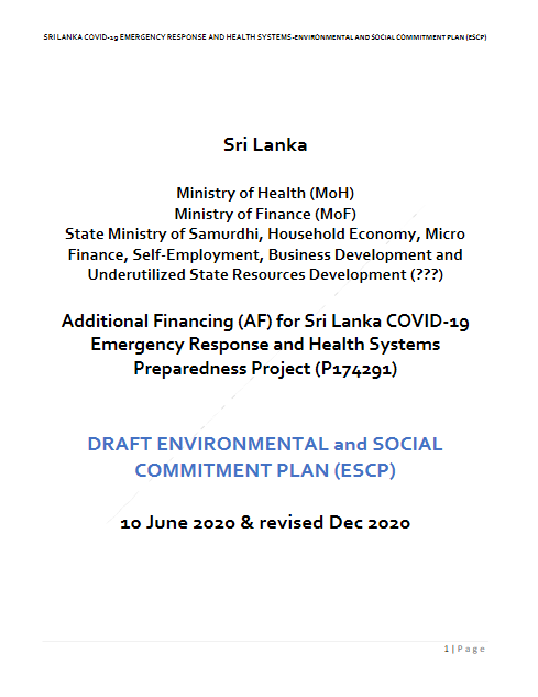 Ministry of Finance - Sri lanka